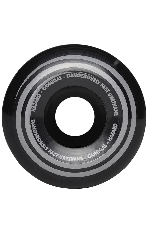 Hazard Wheels Hazard Radio Active Cs: Conical Black Wheels 52mm - 54mm ...